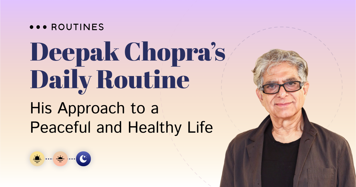 The Deepak Chopra Meditation Routine for 2025
